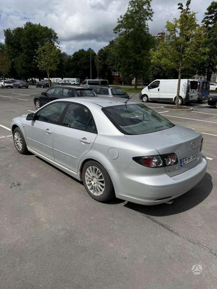 Pelēks Mazda 6 2007 Klaipėda, ar dzinēja tilpumu 2.26 L un nobraukumu 216 tūkst. km par 1300 €, foto 4 vietnē AUTOMOTO.COM.LV