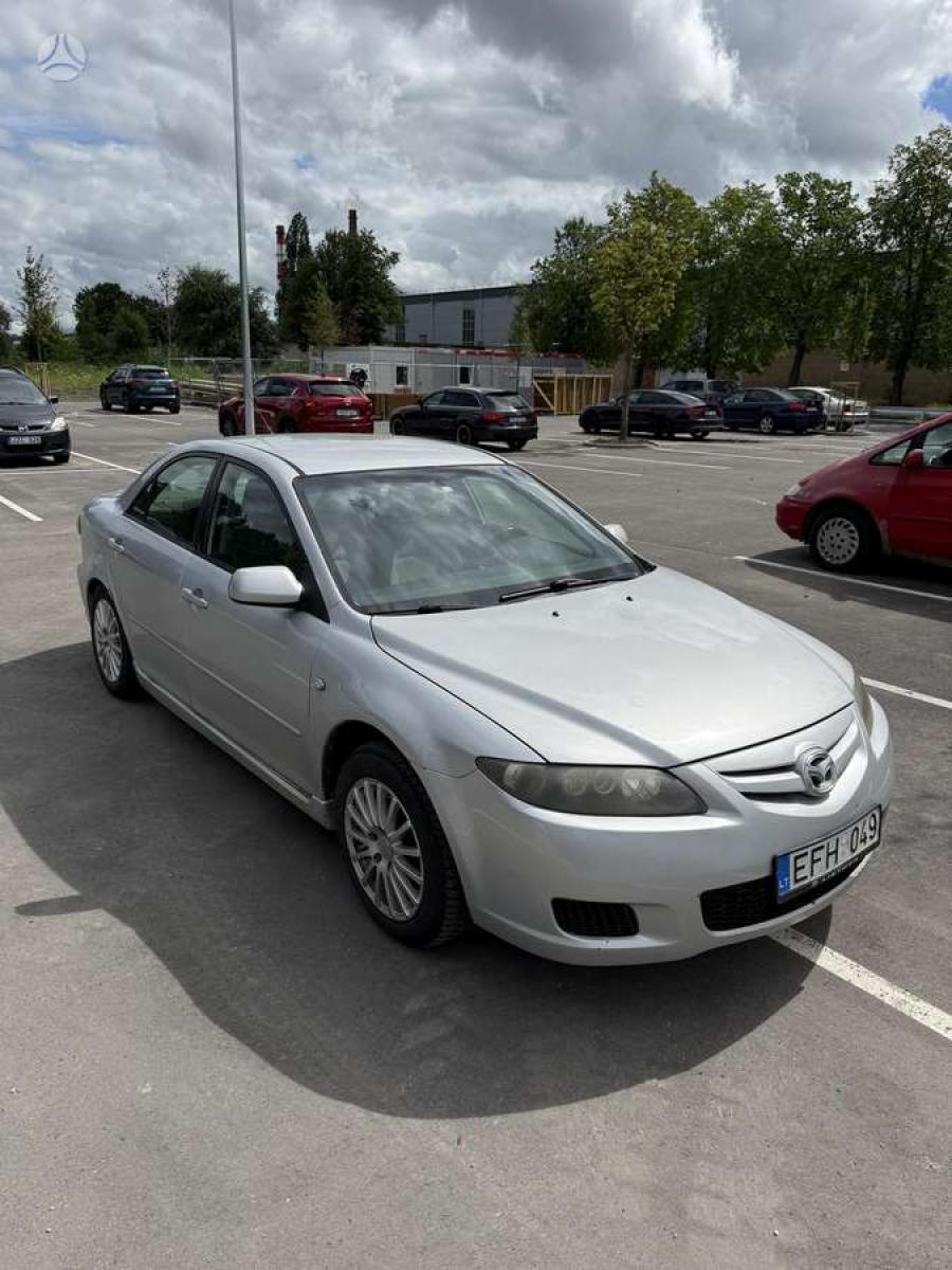 Pelēks Mazda 6 2007 Klaipėda, ar dzinēja tilpumu 2.26 L un nobraukumu 216 tūkst. km par 1300 €, foto 6 vietnē AUTOMOTO.COM.LV