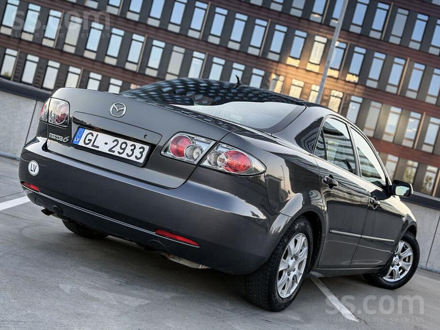 Pelēks Mazda 6 2007 Rīga, ar dzinēja tilpumu 2.00 L un nobraukumu 227 tūkst. km par 1790 €, foto 7 vietnē AUTOMOTO.COM.LV