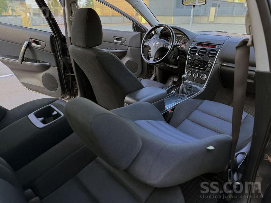 Pelēks Mazda 6 2007 Rīga, ar dzinēja tilpumu 2.00 L un nobraukumu 227 tūkst. km par 1790 €, foto 10 vietnē AUTOMOTO.COM.LV