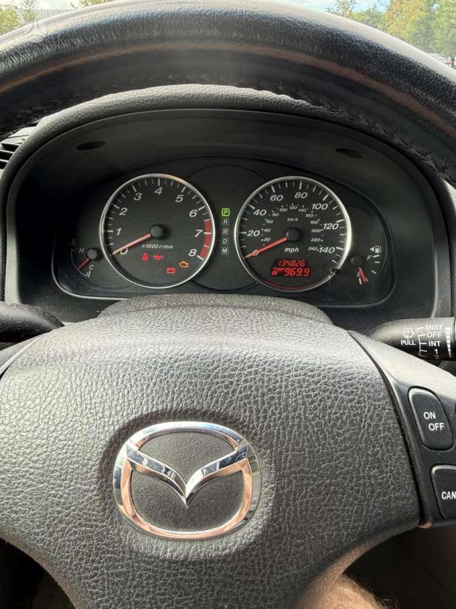 Grey Mazda 6 2007 in Klaipeda, with an engine capacity of 2.26 L and mileage of 218 thousand km for 700 €, photo 4 on AUTOMOTO.COM.LV
