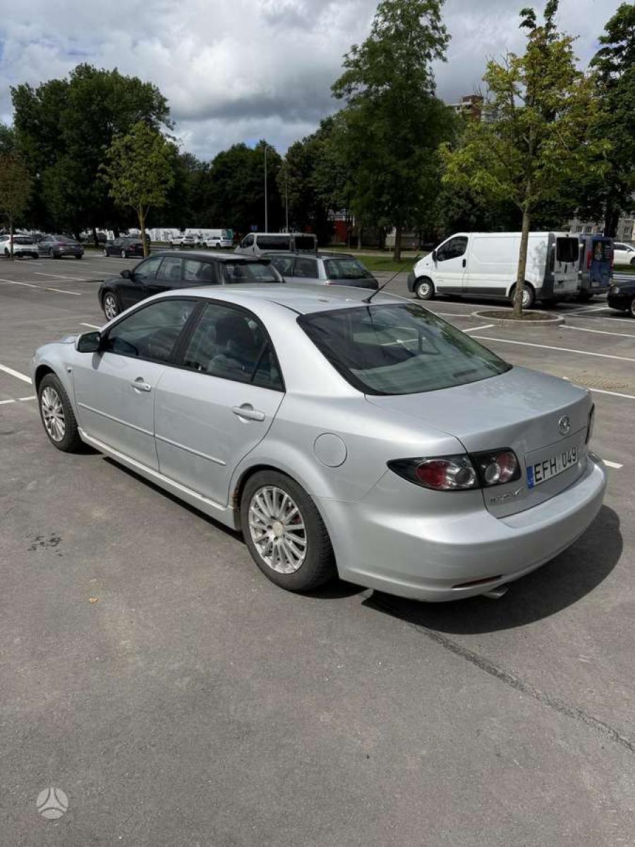 Grey Mazda 6 2007 in Klaipeda, with an engine capacity of 2.26 L and mileage of 218 thousand km for 700 €, photo 5 on AUTOMOTO.COM.LV
