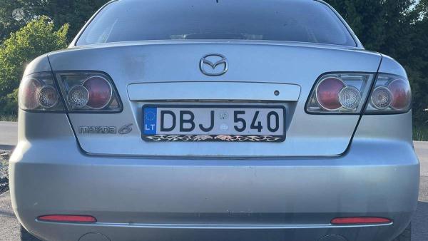 Grey Mazda 6 2007 in Gargzdai, with an engine capacity of 2.00 L and mileage of 230 thousand km for 650 €, photo 5 on AUTOMOTO.COM.LV