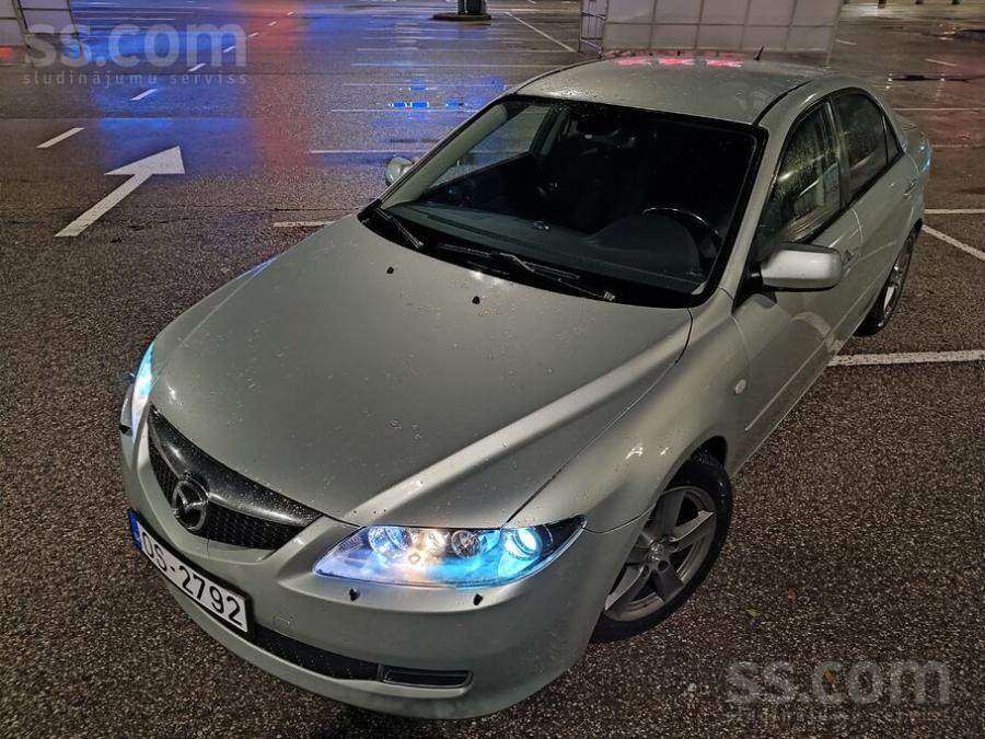 Pelēks Mazda 6 2007 Rīga, ar dzinēja tilpumu 2.30 L un nobraukumu 227 tūkst. km par 1500 €, foto 1 vietnē AUTOMOTO.COM.LV