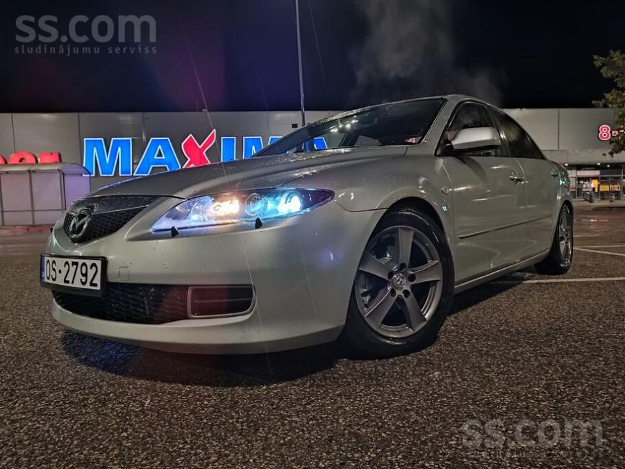 Pelēks Mazda 6 2007 Rīga, ar dzinēja tilpumu 2.30 L un nobraukumu 227 tūkst. km par 1500 €, foto 3 vietnē AUTOMOTO.COM.LV