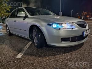 Pelēks Mazda 6 2007 Rīga, ar dzinēja tilpumu 2.30 L un nobraukumu 227 tūkst. km par 1500 €, foto 4 vietnē AUTOMOTO.COM.LV