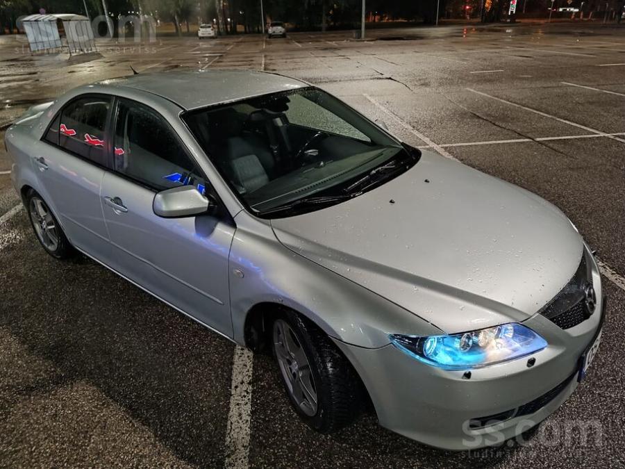 Pelēks Mazda 6 2007 Rīga, ar dzinēja tilpumu 2.30 L un nobraukumu 227 tūkst. km par 1500 €, foto 5 vietnē AUTOMOTO.COM.LV