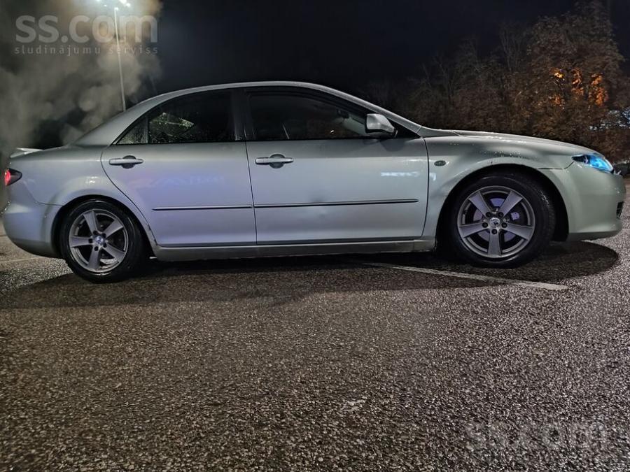 Pelēks Mazda 6 2007 Rīga, ar dzinēja tilpumu 2.30 L un nobraukumu 227 tūkst. km par 1500 €, foto 7 vietnē AUTOMOTO.COM.LV