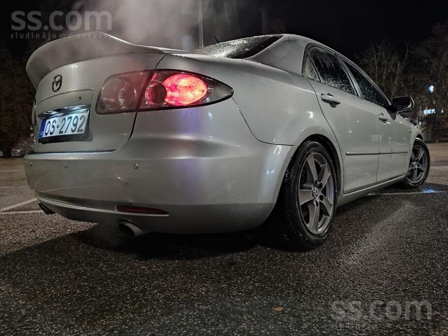 Pelēks Mazda 6 2007 Rīga, ar dzinēja tilpumu 2.30 L un nobraukumu 227 tūkst. km par 1500 €, foto 9 vietnē AUTOMOTO.COM.LV