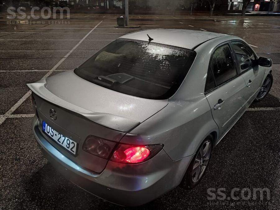Pelēks Mazda 6 2007 Rīga, ar dzinēja tilpumu 2.30 L un nobraukumu 227 tūkst. km par 1500 €, foto 10 vietnē AUTOMOTO.COM.LV
