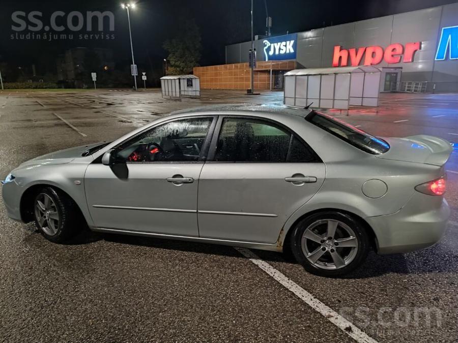Pelēks Mazda 6 2007 Rīga, ar dzinēja tilpumu 2.30 L un nobraukumu 227 tūkst. km par 1500 €, foto 13 vietnē AUTOMOTO.COM.LV