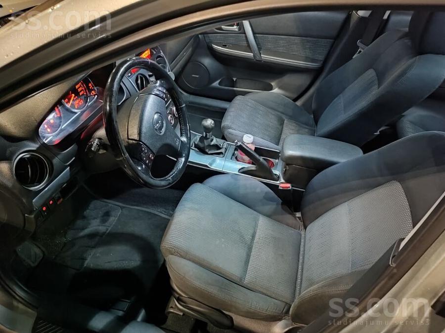 Pelēks Mazda 6 2007 Rīga, ar dzinēja tilpumu 2.30 L un nobraukumu 227 tūkst. km par 1500 €, foto 14 vietnē AUTOMOTO.COM.LV