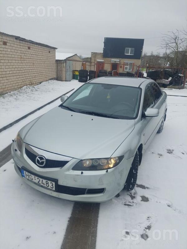 Pelēks Mazda 6 2008 Rēzekne, ar dzinēja tilpumu 2.00 L un nobraukumu 225 tūkst. km par 400 €, foto 1 vietnē AUTOMOTO.COM.LV