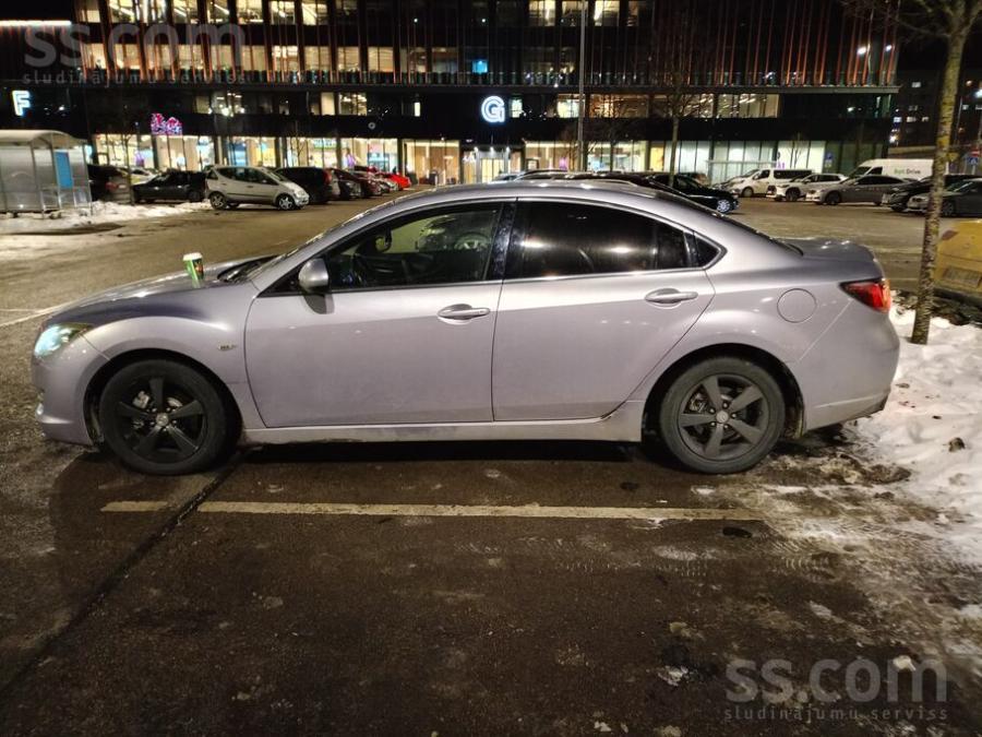 Grey Mazda 6 2008 in Riga, with an engine capacity of 2.00 L and mileage of 190 thousand km for 2800 €, photo 2 on AUTOMOTO.COM.LV