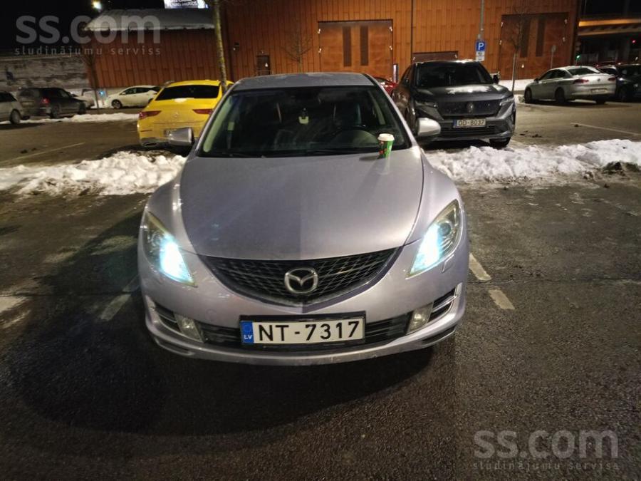 Grey Mazda 6 2008 in Riga, with an engine capacity of 2.00 L and mileage of 190 thousand km for 2800 €, photo 5 on AUTOMOTO.COM.LV