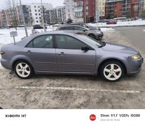 Pelēks Mazda 6 2008 Viļņa, ar dzinēja tilpumu 2.26 L un nobraukumu 93 tūkst. km par 1250 €, foto 3 vietnē AUTOMOTO.COM.LV