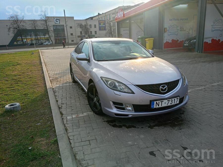 Grey Mazda 6 2008 in Riga, with an engine capacity of 2.00 L and mileage of 190 thousand km for 2300 €, photo 4 on AUTOMOTO.COM.LV