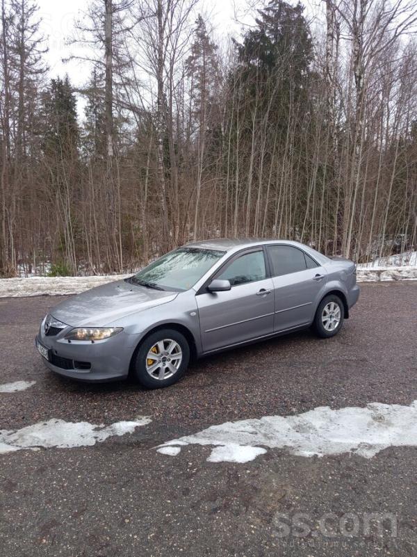 Pelēks Mazda 6 2008 Cēsis, ar dzinēja tilpumu 2.00 L un nobraukumu 235 tūkst. km par 1000 €, foto 2 vietnē AUTOMOTO.COM.LV