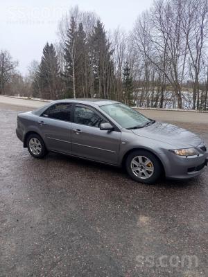 Pelēks Mazda 6 2008 Cēsis, ar dzinēja tilpumu 2.00 L un nobraukumu 235 tūkst. km par 1000 €, foto 4 vietnē AUTOMOTO.COM.LV