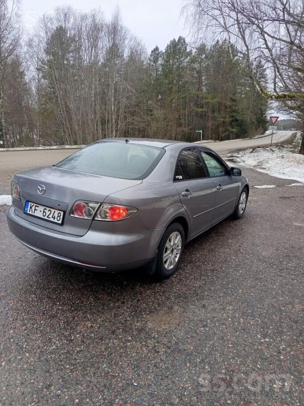 Pelēks Mazda 6 2008 Cēsis, ar dzinēja tilpumu 2.00 L un nobraukumu 235 tūkst. km par 1000 €, foto 4 vietnē AUTOMOTO.COM.LV