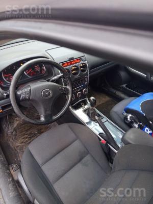 Pelēks Mazda 6 2008 Cēsis, ar dzinēja tilpumu 2.00 L un nobraukumu 235 tūkst. km par 1000 €, foto 7 vietnē AUTOMOTO.COM.LV