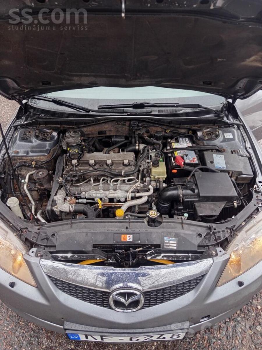 Pelēks Mazda 6 2008 Cēsis, ar dzinēja tilpumu 2.00 L un nobraukumu 235 tūkst. km par 1000 €, foto 11 vietnē AUTOMOTO.COM.LV