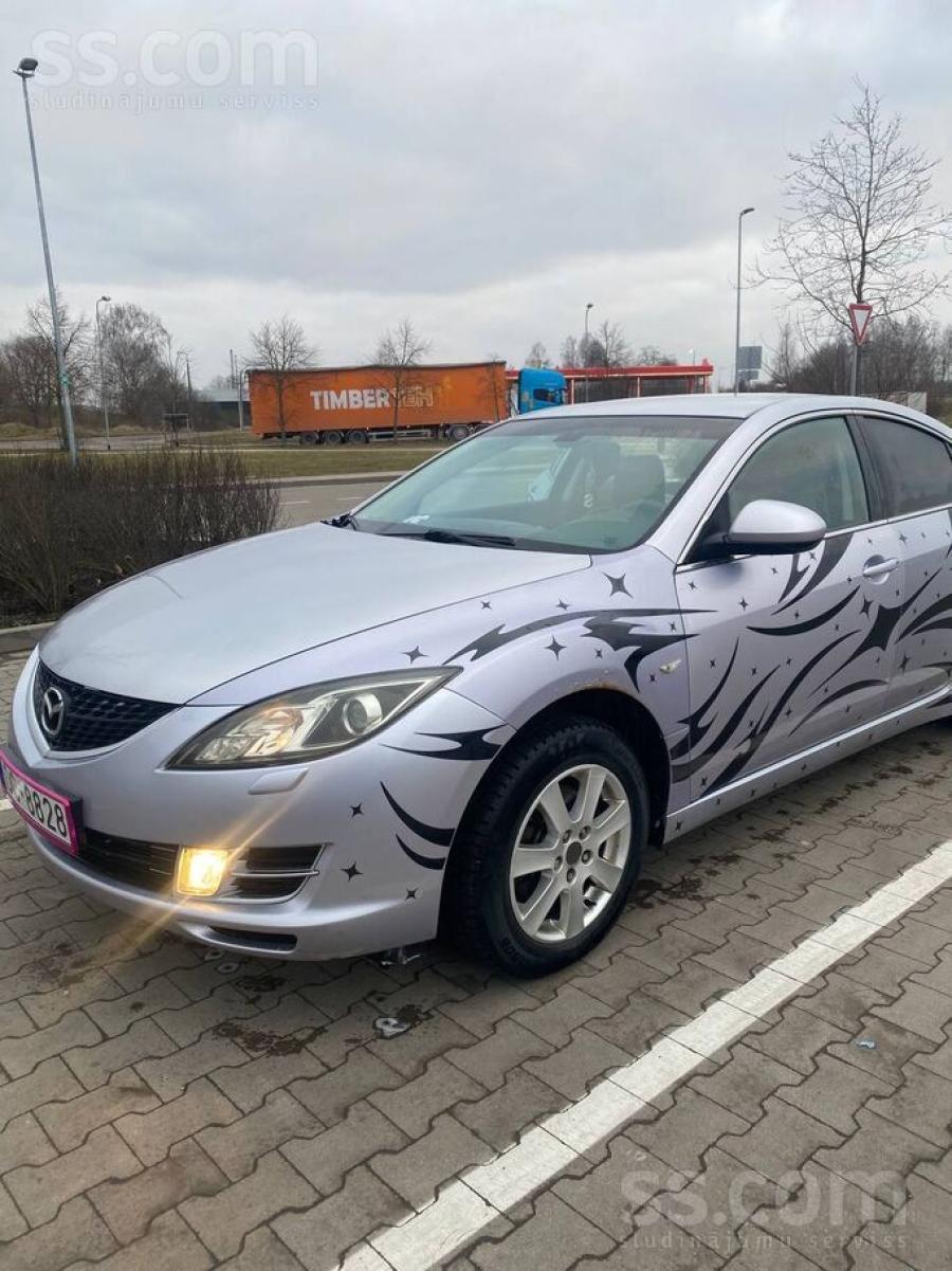 Pelēks Mazda 6 2008 Rīga, ar dzinēja tilpumu 2.00 L un nobraukumu 283 tūkst. km par 2500 €, foto 4 vietnē AUTOMOTO.COM.LV