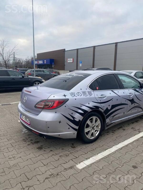 Pelēks Mazda 6 2008 Rīga, ar dzinēja tilpumu 2.00 L un nobraukumu 283 tūkst. km par 2500 €, foto 5 vietnē AUTOMOTO.COM.LV