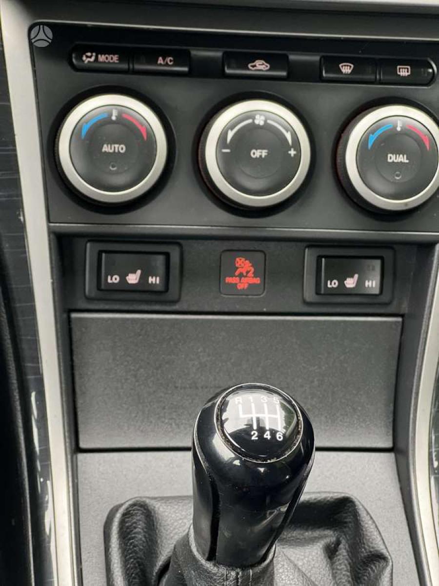 Grey Mazda 6 2008 in Marijampole, with an engine capacity of 2.00 L and mileage of 223 thousand km for 2300 €, photo 14 on AUTOMOTO.COM.LV