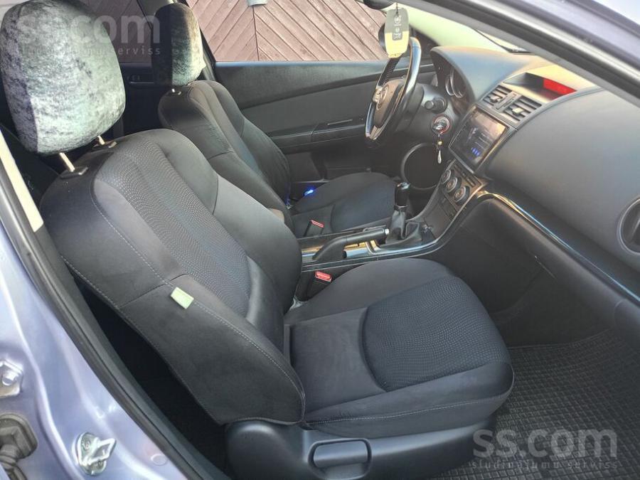 Grey Mazda 6 2008 in Riga, with an engine capacity of 2.00 L and mileage of 193 thousand km for 2000 €, photo 6 on AUTOMOTO.COM.LV