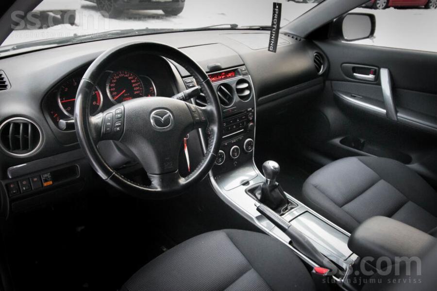Pelēks Mazda 6 2008 Rīga, ar dzinēja tilpumu 2.00 L un nobraukumu 234 tūkst. km par 1100 €, foto 8 vietnē AUTOMOTO.COM.LV