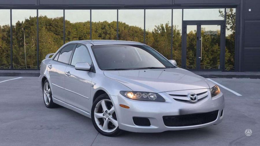 Pelēks Mazda 6 2008 Klaipėda, ar dzinēja tilpumu 2.26 L un nobraukumu 100 tūkst. km par 1499 €, foto 4 vietnē AUTOMOTO.COM.LV