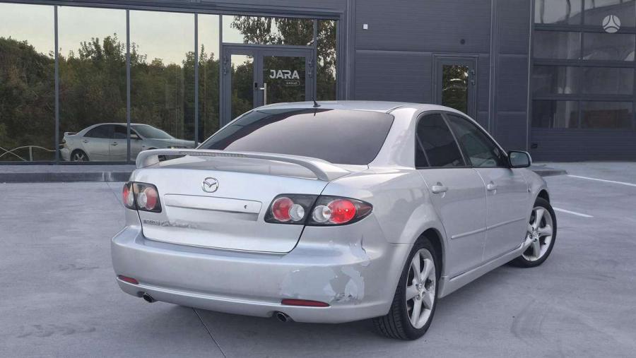 Pelēks Mazda 6 2008 Klaipėda, ar dzinēja tilpumu 2.26 L un nobraukumu 100 tūkst. km par 1499 €, foto 5 vietnē AUTOMOTO.COM.LV