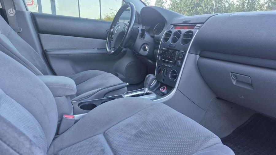 Pelēks Mazda 6 2008 Klaipėda, ar dzinēja tilpumu 2.26 L un nobraukumu 100 tūkst. km par 1499 €, foto 17 vietnē AUTOMOTO.COM.LV