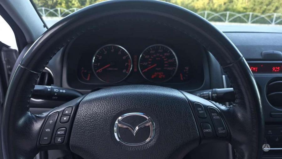 Pelēks Mazda 6 2008 Klaipėda, ar dzinēja tilpumu 2.26 L un nobraukumu 100 tūkst. km par 1499 €, foto 21 vietnē AUTOMOTO.COM.LV