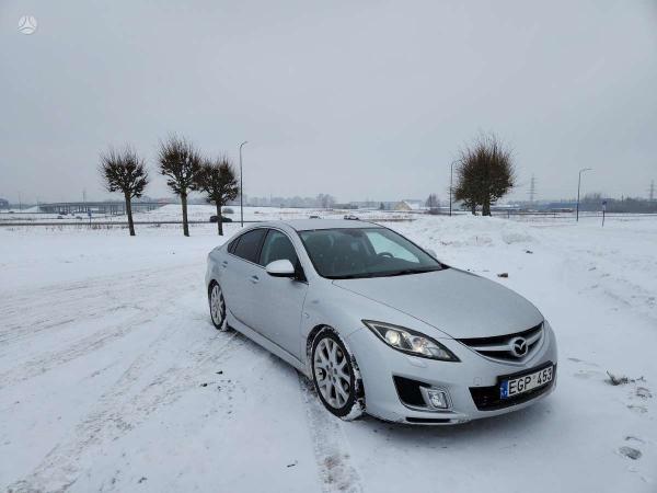 Grey Mazda 6 2009 in Kaunas, with an engine capacity of 2.49 L and mileage of 326 thousand km for 1900 €, photo 1 on AUTOMOTO.COM.LV