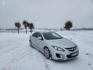 Grey Mazda 6 2009 in Kaunas, with an engine capacity of 2.49 L and mileage of 326 thousand km for 1900 €, photo  on AUTOMOTO.COM.LV