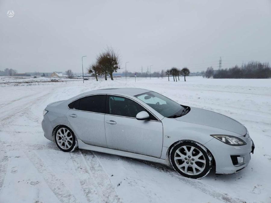 Grey Mazda 6 2009 in Kaunas, with an engine capacity of 2.49 L and mileage of 326 thousand km for 1900 €, photo 2 on AUTOMOTO.COM.LV