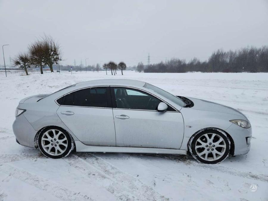 Grey Mazda 6 2009 in Kaunas, with an engine capacity of 2.49 L and mileage of 326 thousand km for 1900 €, photo 3 on AUTOMOTO.COM.LV
