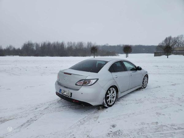 Pelēks Mazda 6 2009 Kauņa, ar dzinēja tilpumu 2.49 L un nobraukumu 326 tūkst. km par 1900 €, foto 4 vietnē AUTOMOTO.COM.LV
