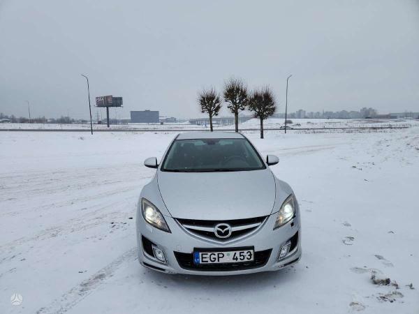 Pelēks Mazda 6 2009 Kauņa, ar dzinēja tilpumu 2.49 L un nobraukumu 326 tūkst. km par 1900 €, foto 7 vietnē AUTOMOTO.COM.LV