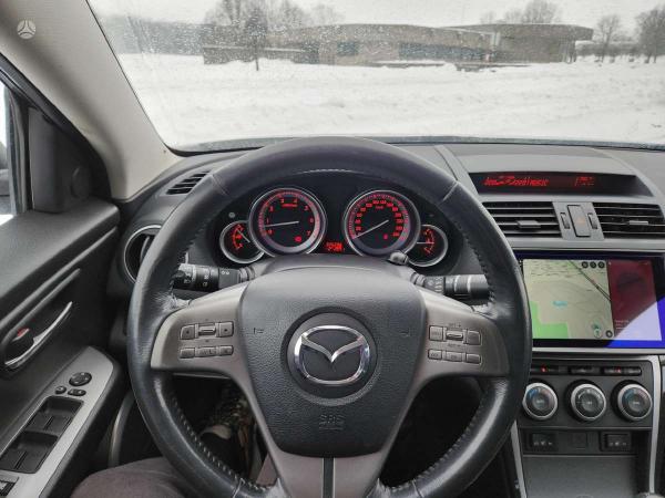 Grey Mazda 6 2009 in Kaunas, with an engine capacity of 2.49 L and mileage of 326 thousand km for 1900 €, photo 11 on AUTOMOTO.COM.LV