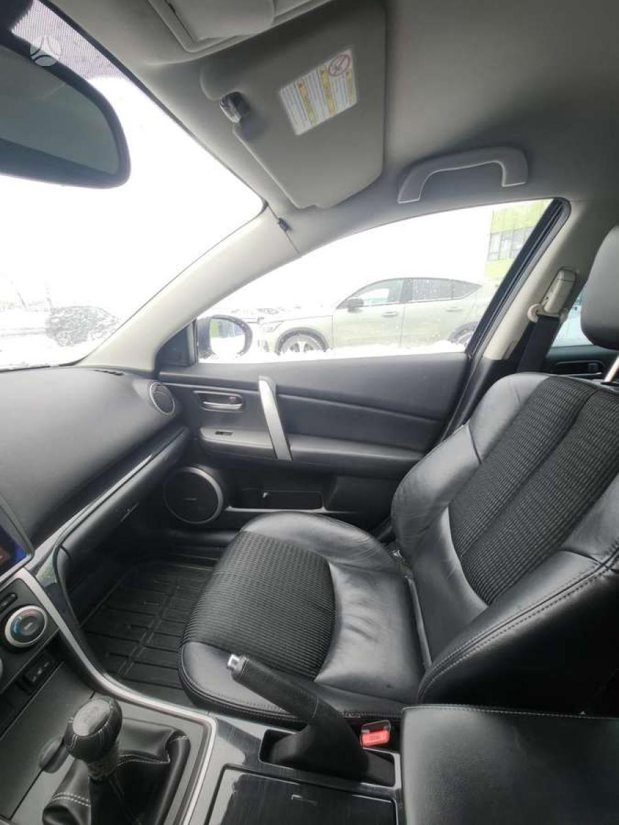 Grey Mazda 6 2009 in Kaunas, with an engine capacity of 2.49 L and mileage of 326 thousand km for 1900 €, photo 13 on AUTOMOTO.COM.LV
