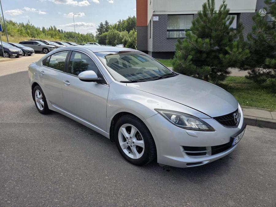 Grey Mazda 6 2009 in Vilnius, with an engine capacity of 1.80 L and mileage of 202 thousand km for 1000 €, photo 7 on AUTOMOTO.COM.LV