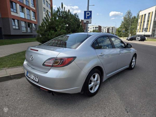 Pelēks Mazda 6 2009 Viļņa, ar dzinēja tilpumu 1.80 L un nobraukumu 202 tūkst. km par 1000 €, foto 8 vietnē AUTOMOTO.COM.LV