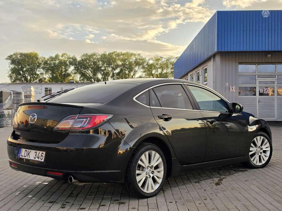 Grey Mazda 6 2009 in Silute, with an engine capacity of 2.00 L and mileage of 266 thousand km for 2300 €, photo 12 on AUTOMOTO.COM.LV
