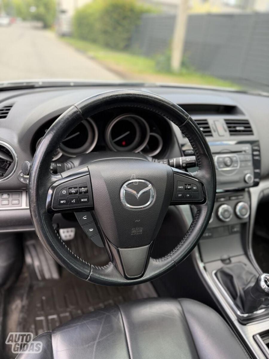 Grey Mazda 6 2012 in Kaunas, with an engine capacity of 2.20 L and mileage of 333 thousand km for 3350 €, photo 24 on AUTOMOTO.COM.LV