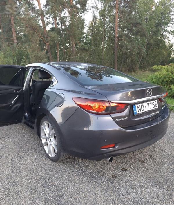 Pelēks Mazda 6 2013 Bauska, ar dzinēja tilpumu 2.20 L un nobraukumu 308 tūkst. km par 5200 €, foto 2 vietnē AUTOMOTO.COM.LV