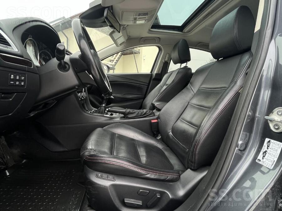 Grey Mazda 6 2013 in Riga, with an engine capacity of 2.20 L and mileage of 0 thousand km for 6990 €, photo 15 on AUTOMOTO.COM.LV