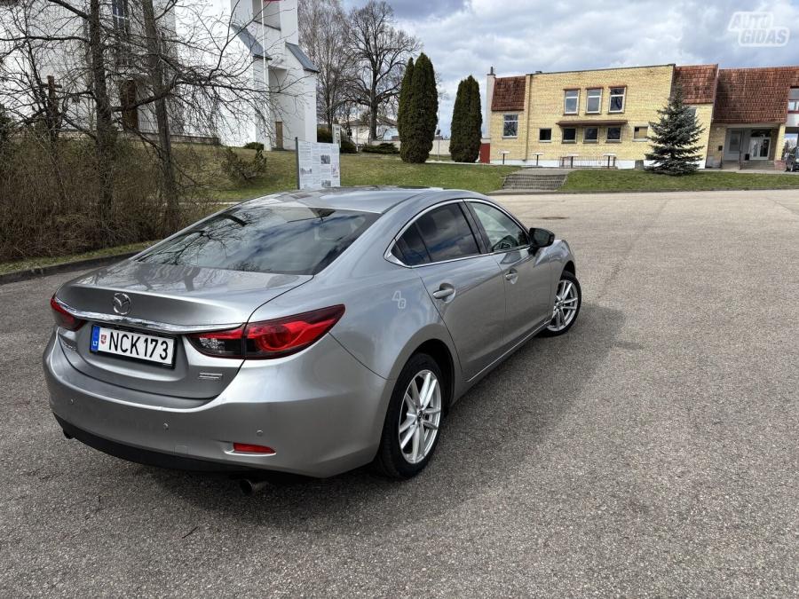 Pelēks Mazda 6 2013 Varėna, ar dzinēja tilpumu 2.20 L un nobraukumu 280 tūkst. km par 6500 €, foto 6 vietnē AUTOMOTO.COM.LV